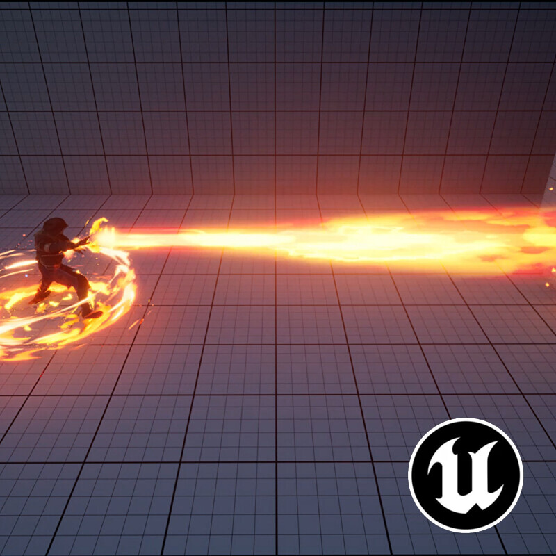 ArtStation - UE5 Fire Beam