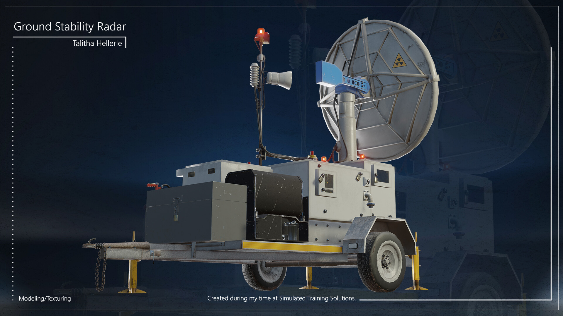 ArtStation - Ground Stability Radar Model