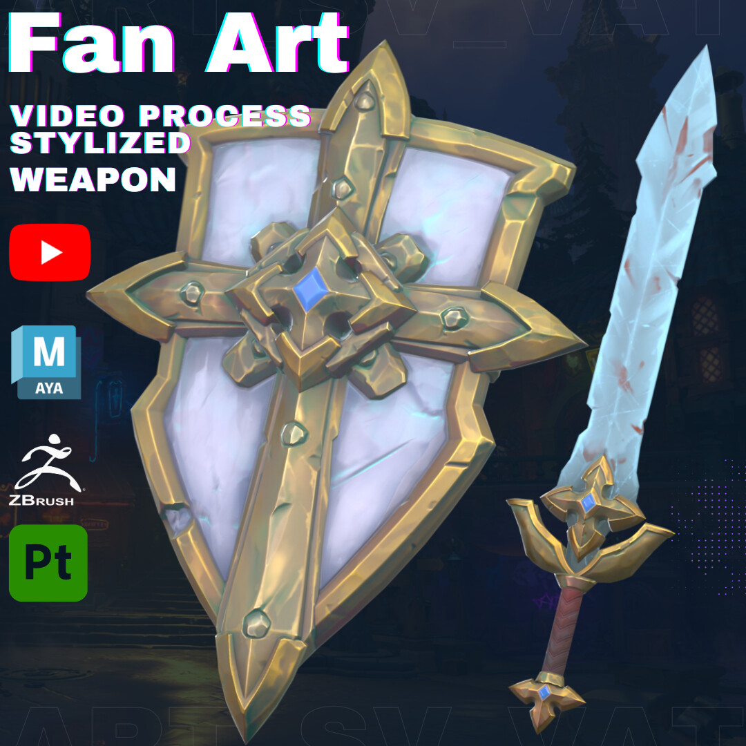 ArtStation - Sword_Shield Texture