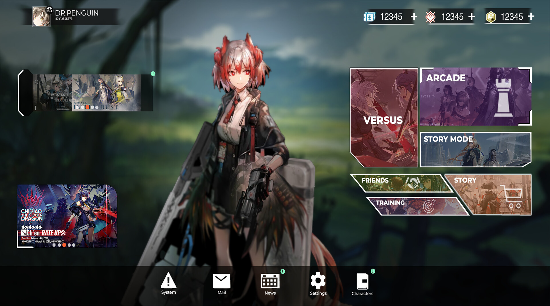 ArtStation - Arknights Fighting Game Concept