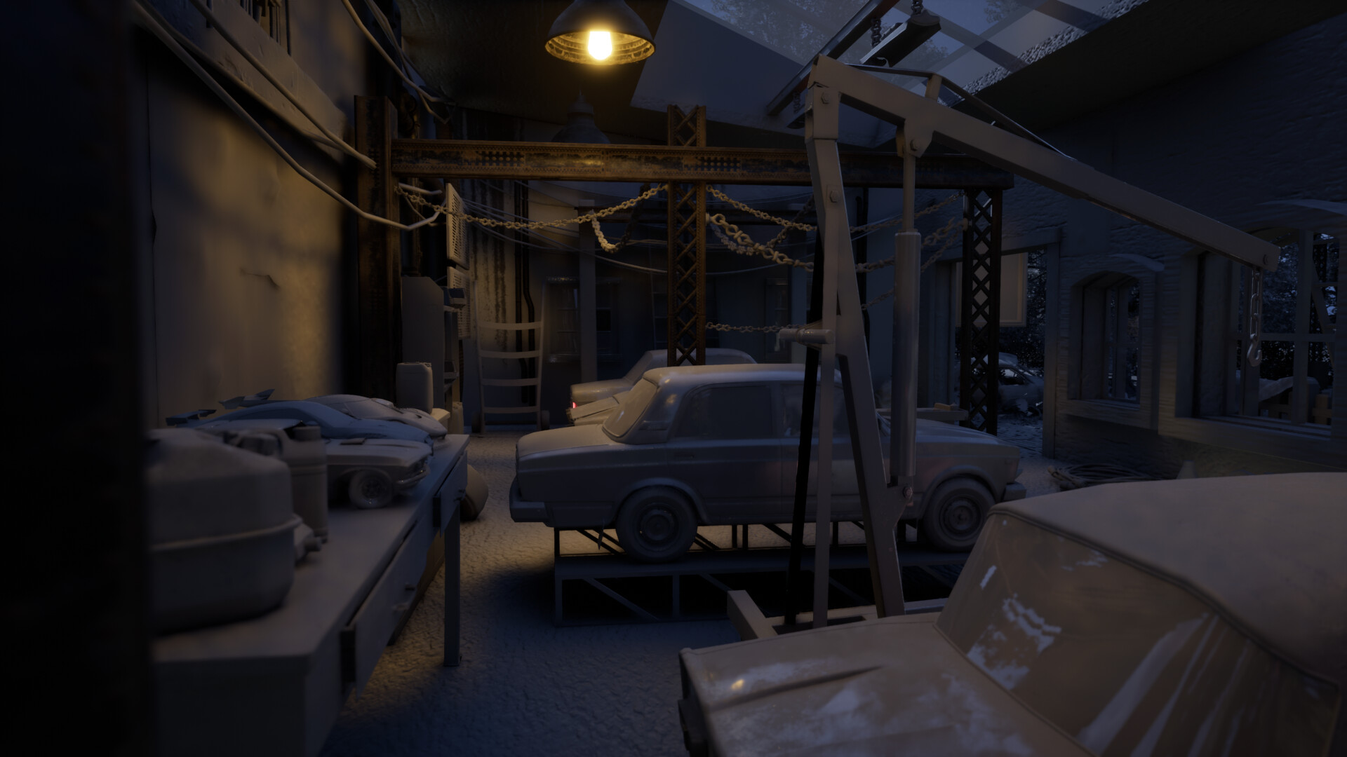 ArtStation - Night Scene Render