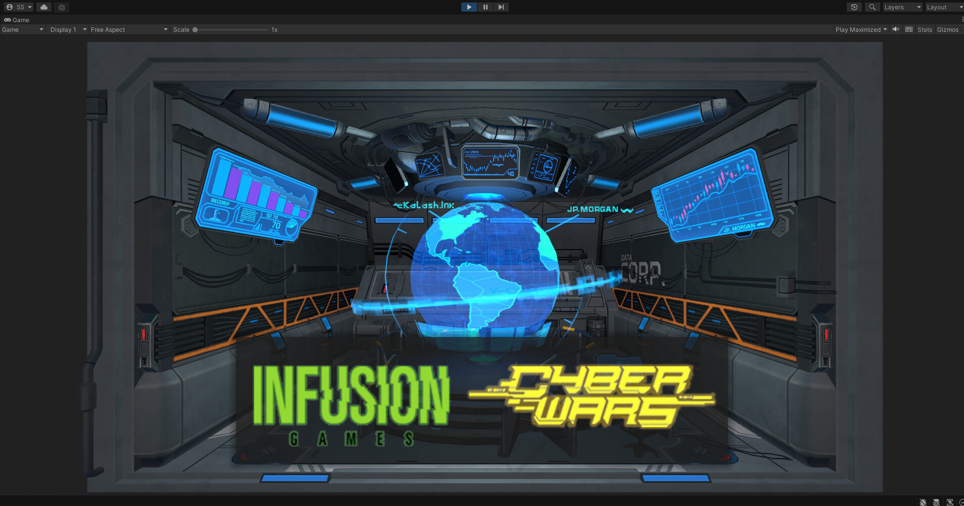 ArtStation - INFUSION GAMES. Game-ready environment for the "Cyber Wars ...