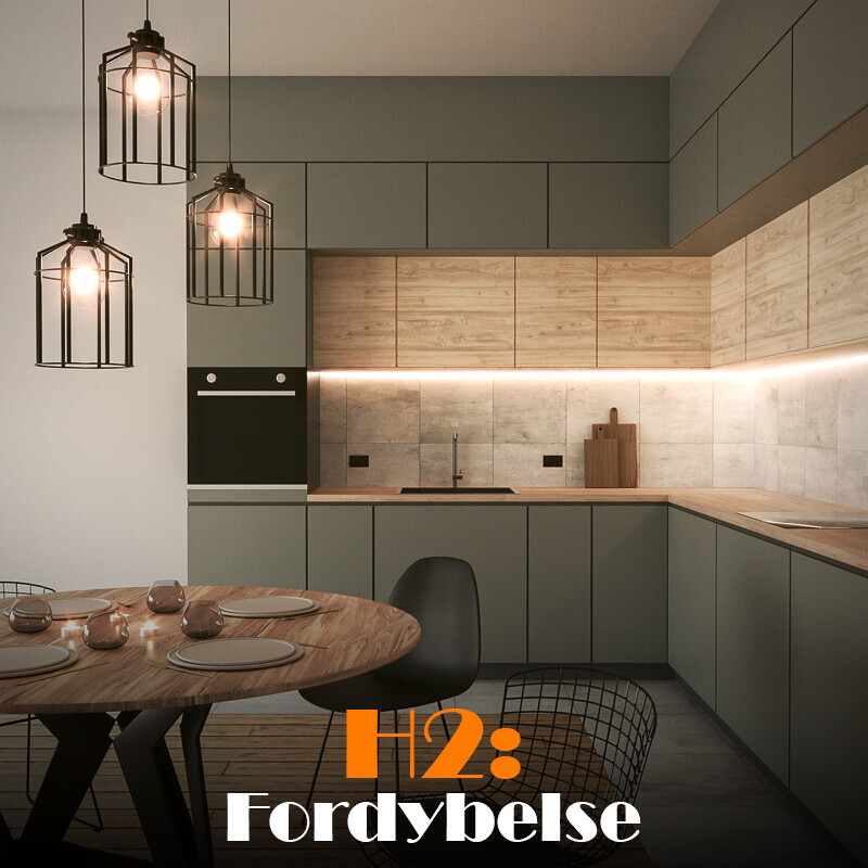 ArtStation - Dining Kitchen - H2