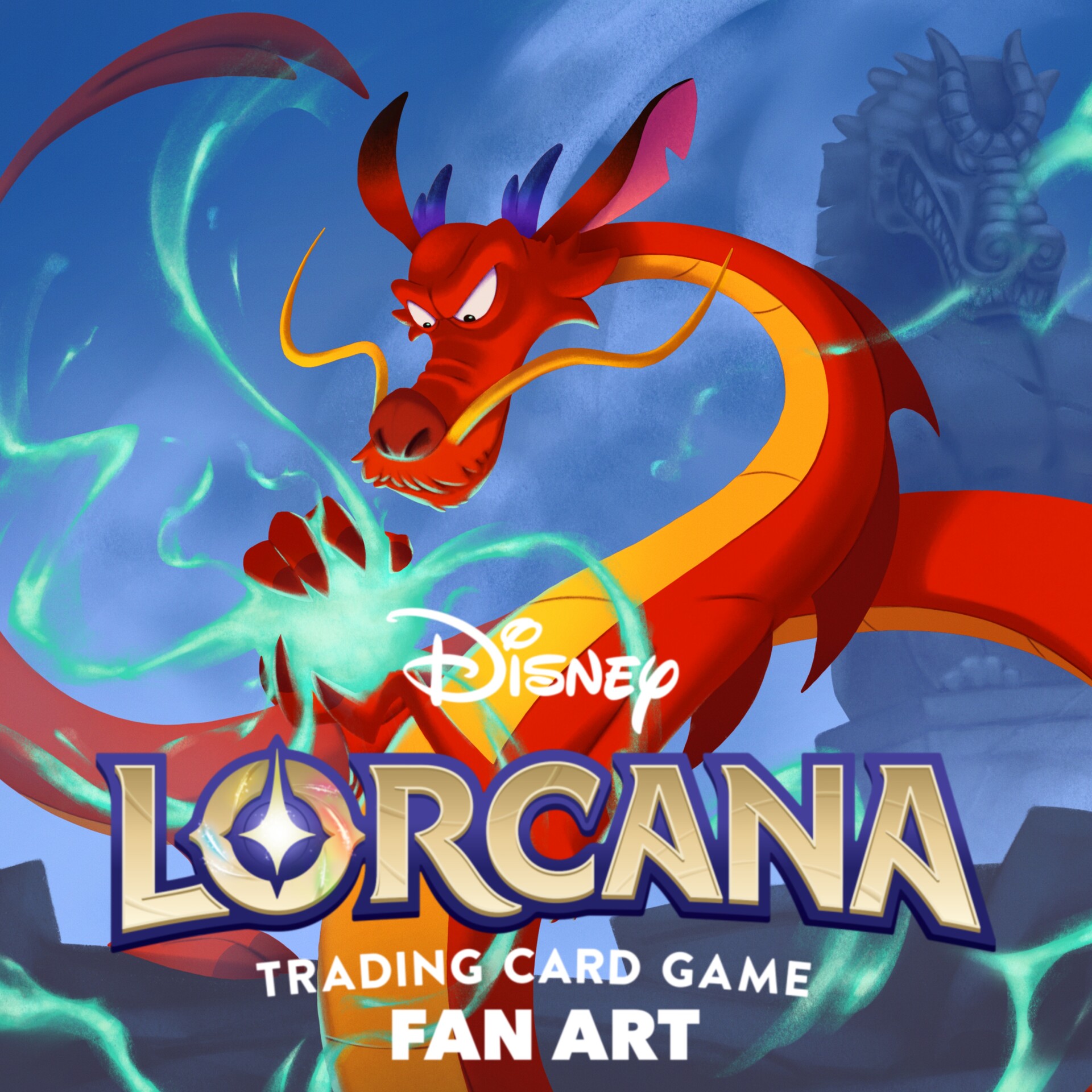 ArtStation - Mushu - Lorcana Fanart