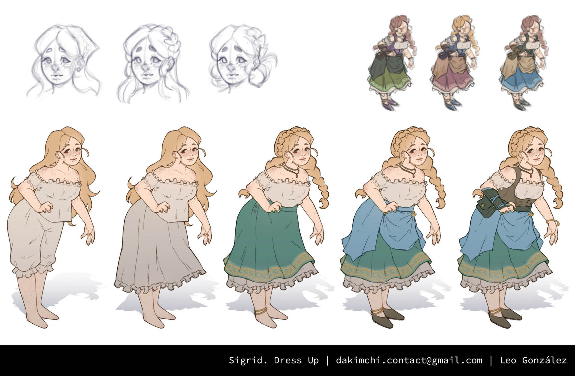 ArtStation - Sigrid [Character Design]