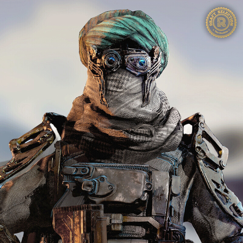 ArtStation - Desert Mech Soldier - Game Character