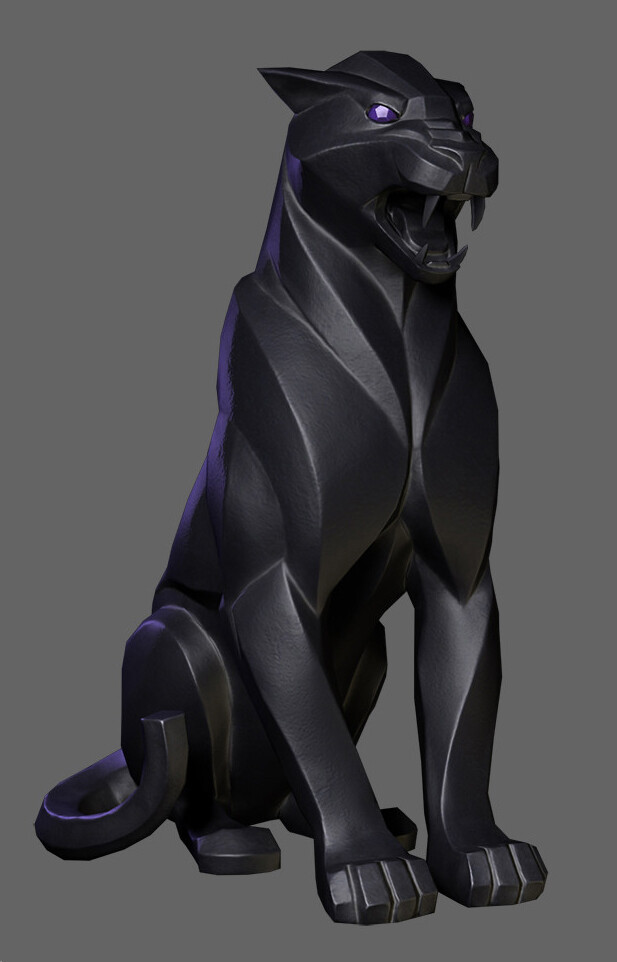 ArtStation - Marvel Avengers Alliance 2 - Black Panther Statues