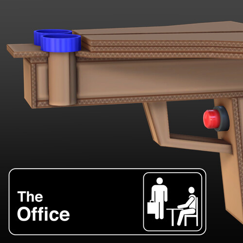 ArtStation - The Office World: Mini-Game Props