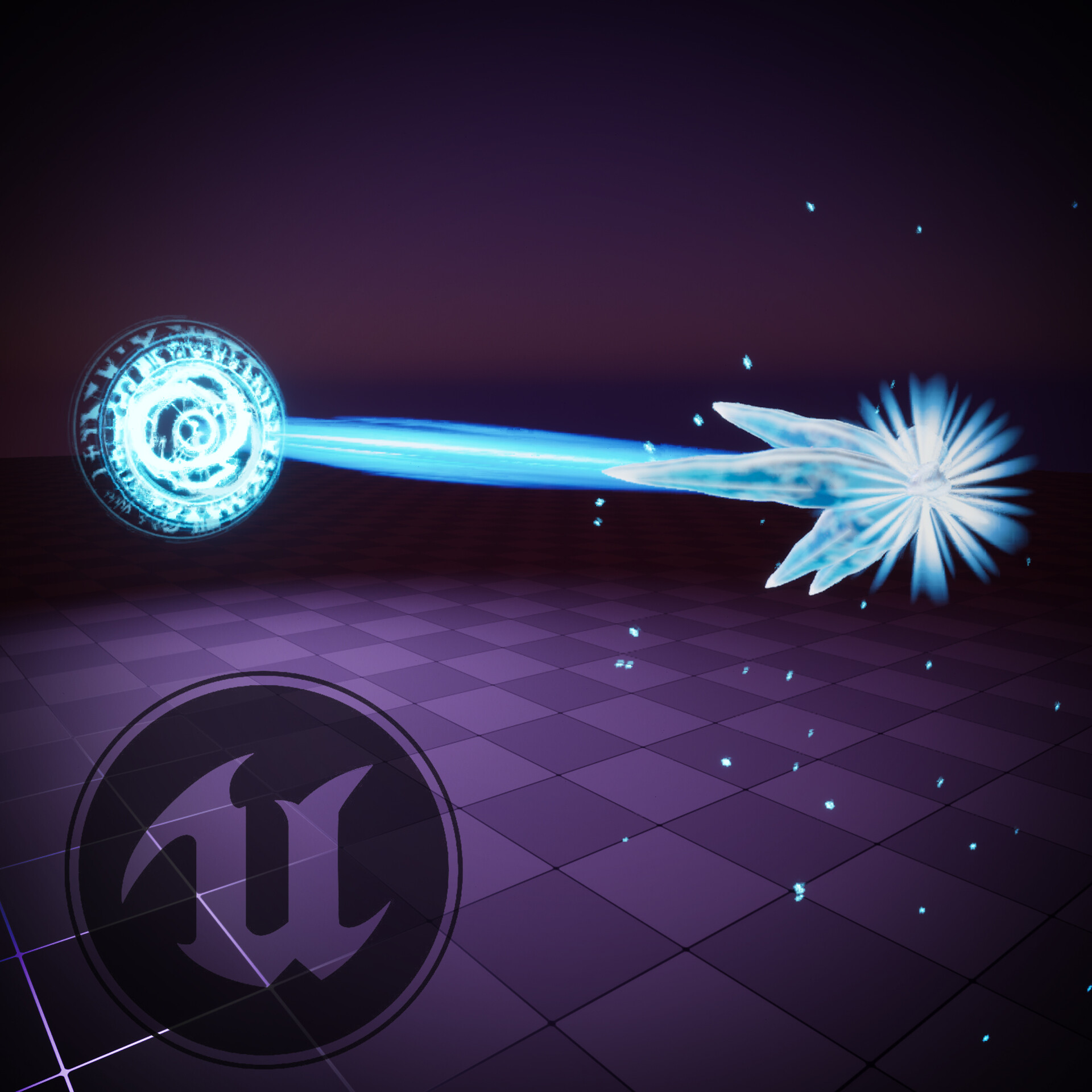 ArtStation - Ice Beam Effect