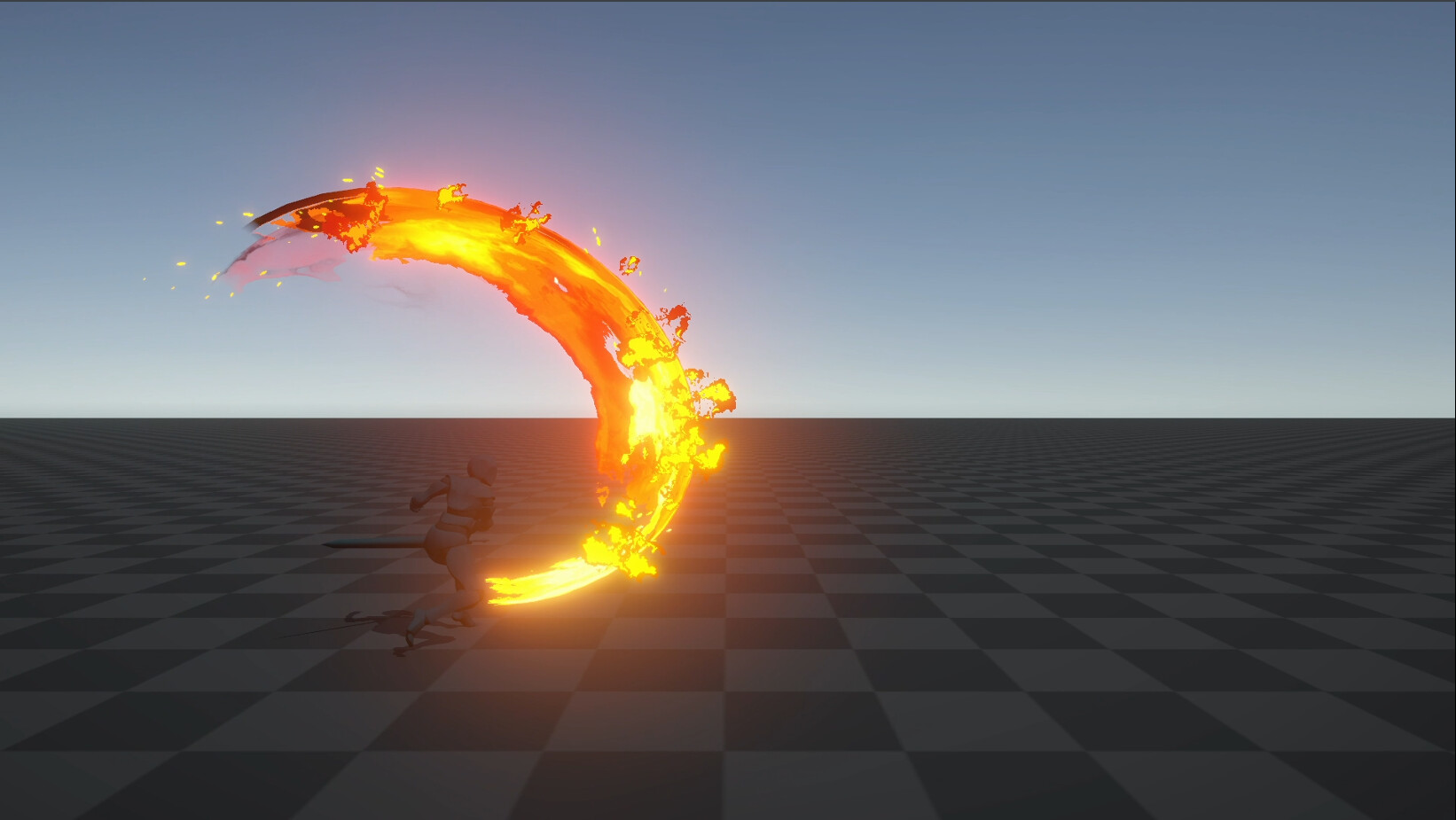 ArtStation - Fire Slash FX made with Unity