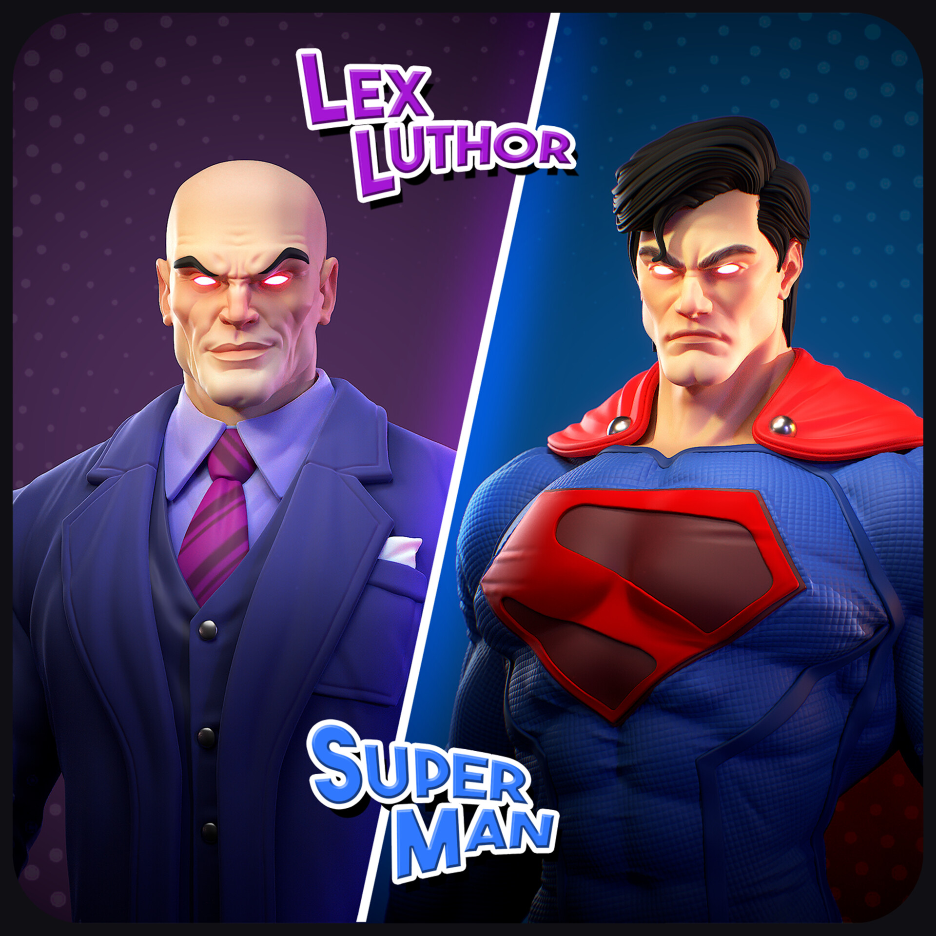 ArtStation - Superman & Lex