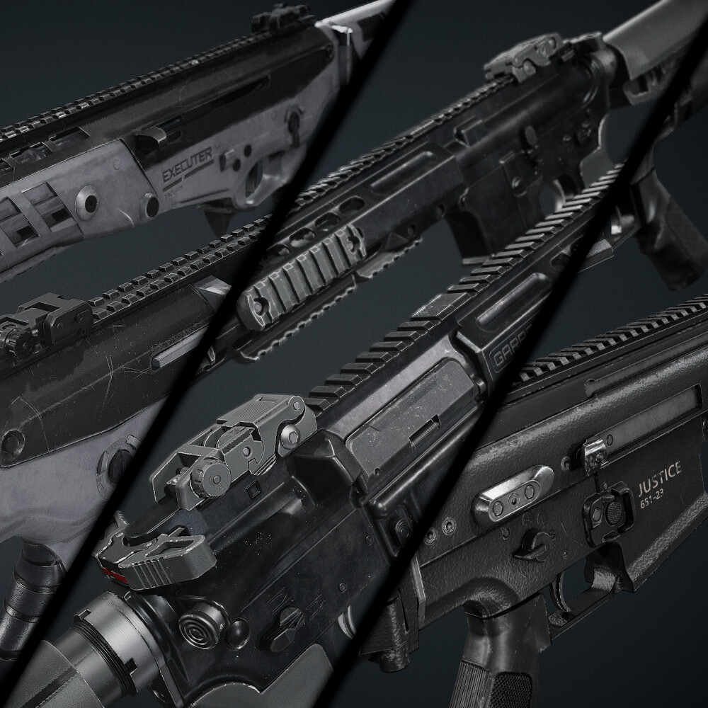 ArtStation - Pack Rifle - EXODUS