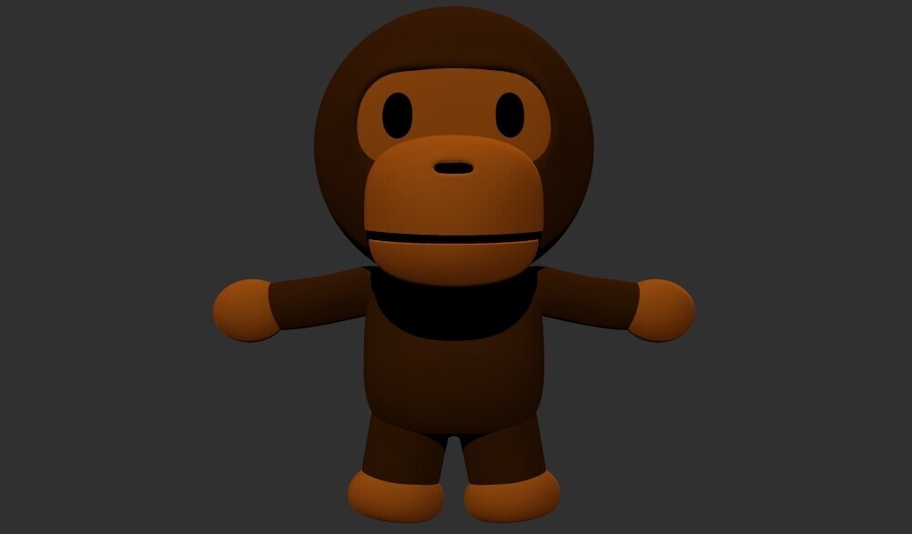 ArtStation - Baby Milo 3D Model (A Bathing Ape)