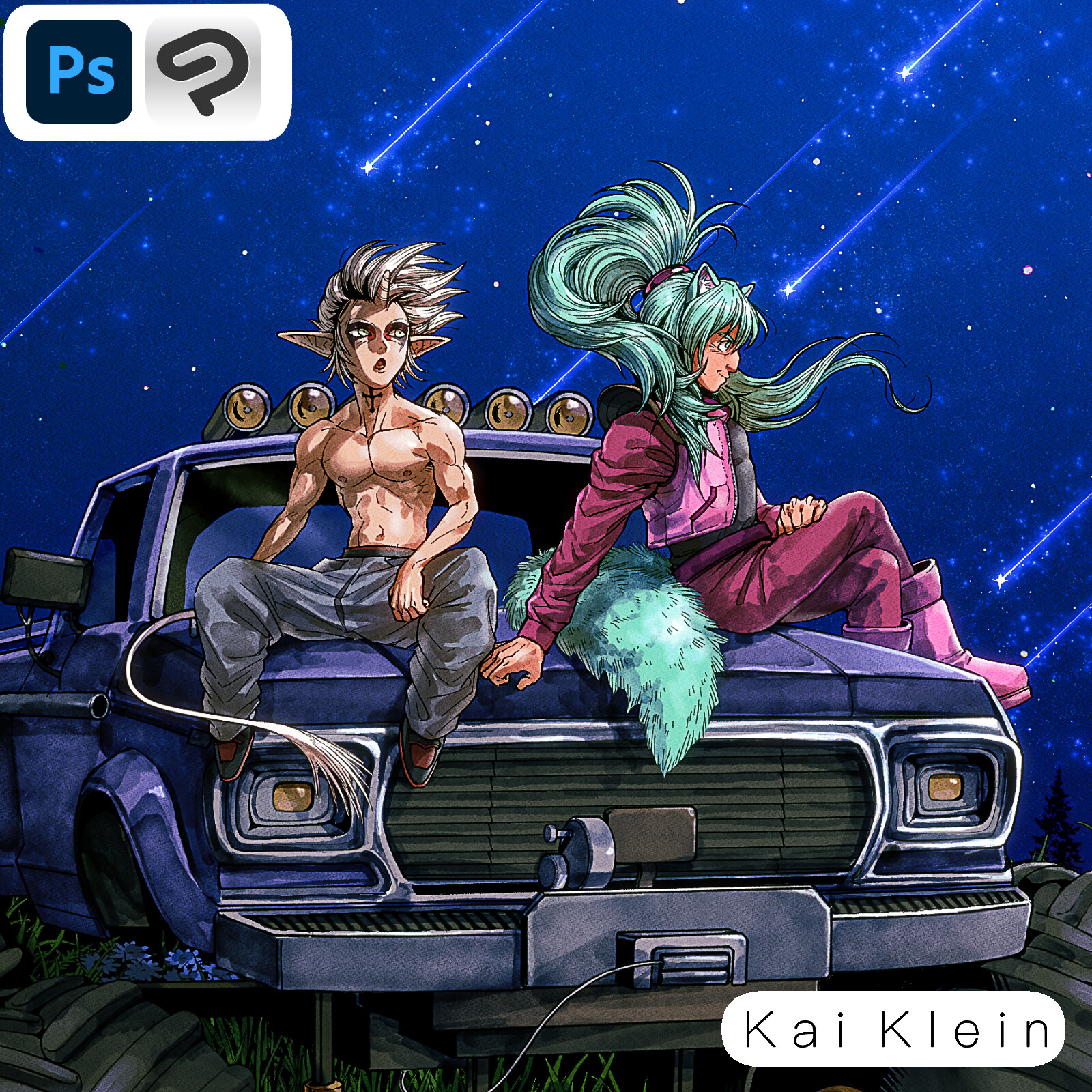 ArtStation - SpringStation - RPG Title Screen Mockup