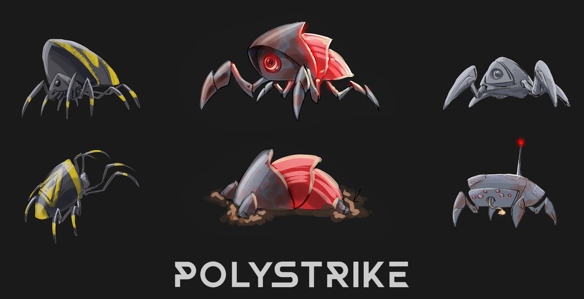 ArtStation - POLYSTRIKE - Bug bombs concepts