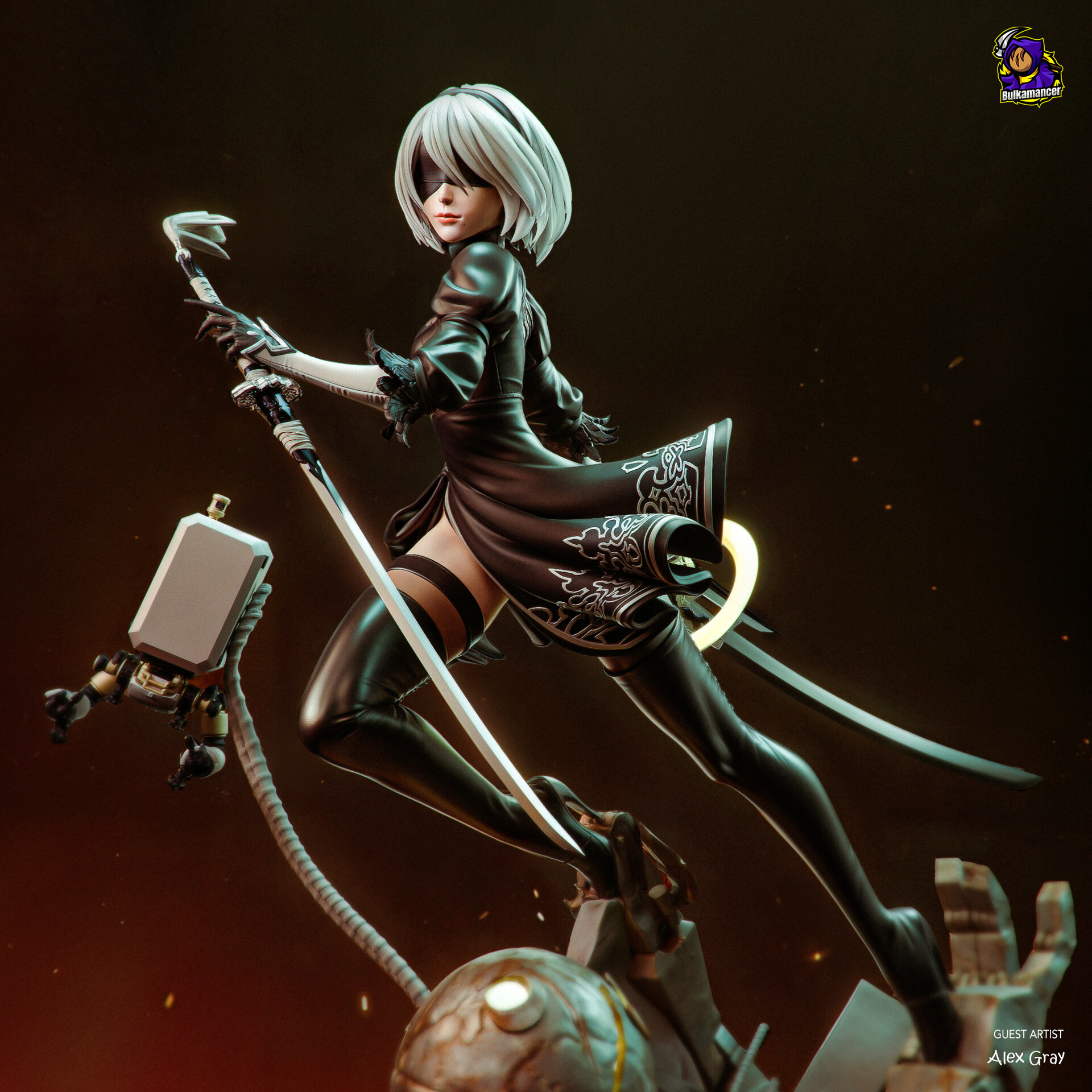 ArtStation - 2B (NieR Automata) Fanart