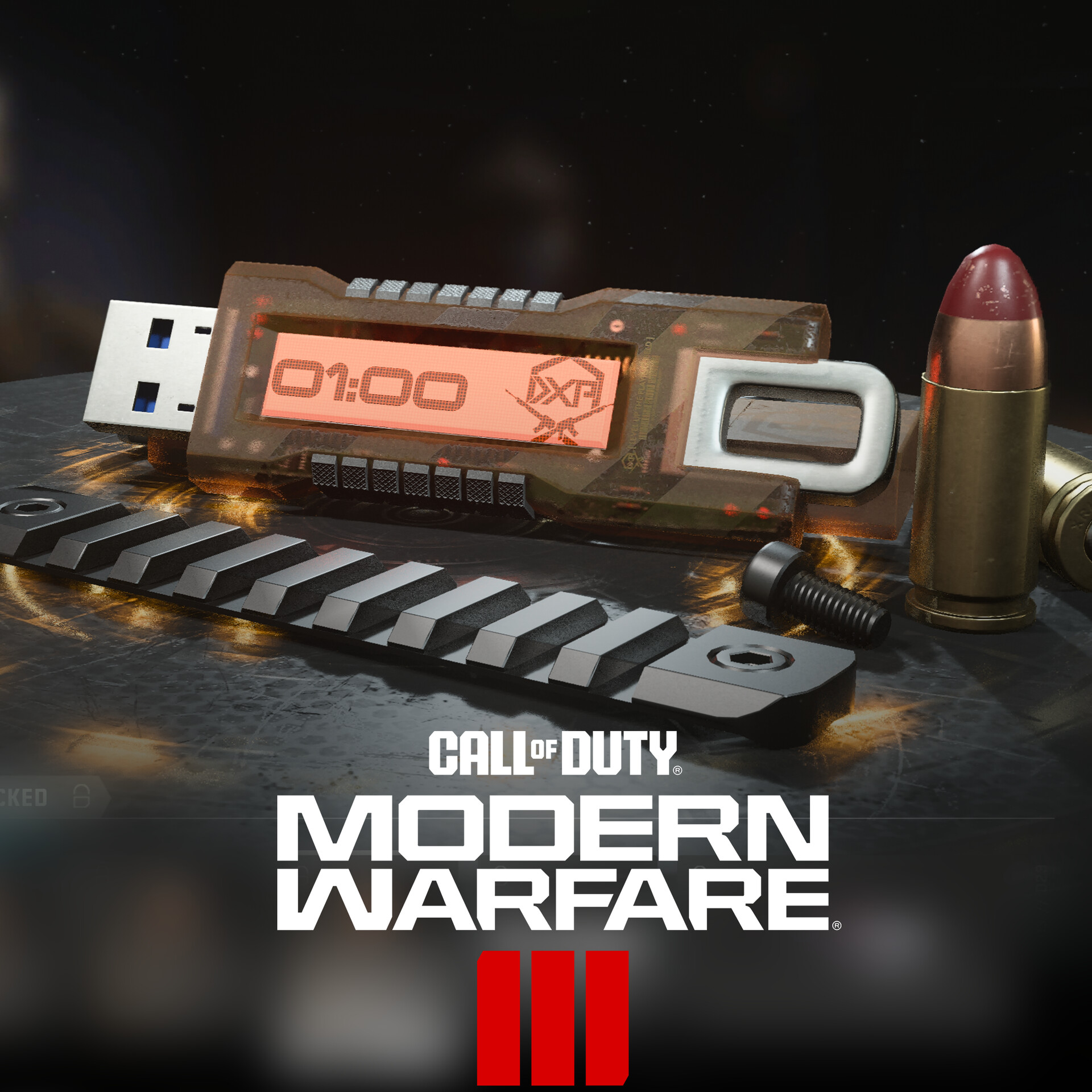 ArtStation - XP bonus USB material and internal components for CoD:MW3 ...