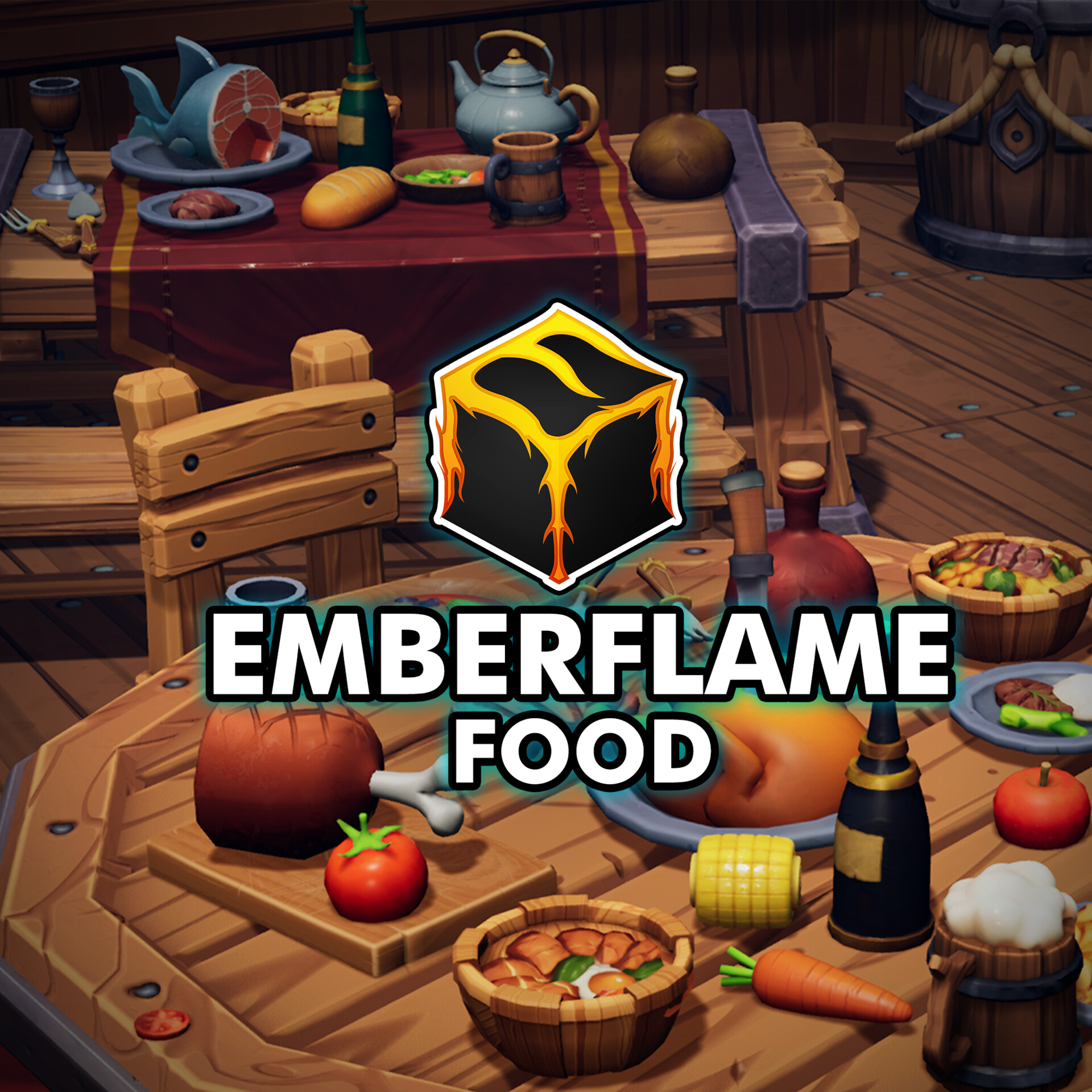 ArtStation - Emberflame Food - Stylized Cook Kit