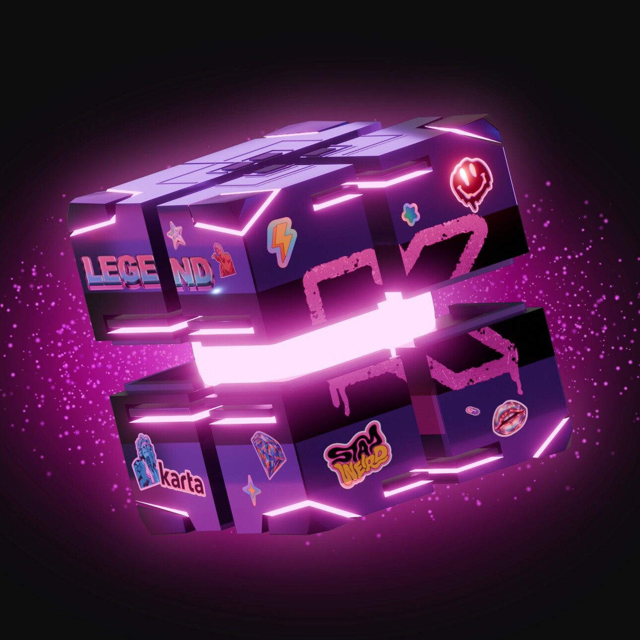 ArtStation - Lootbox Opening Animation: Common, Rare, and Legend