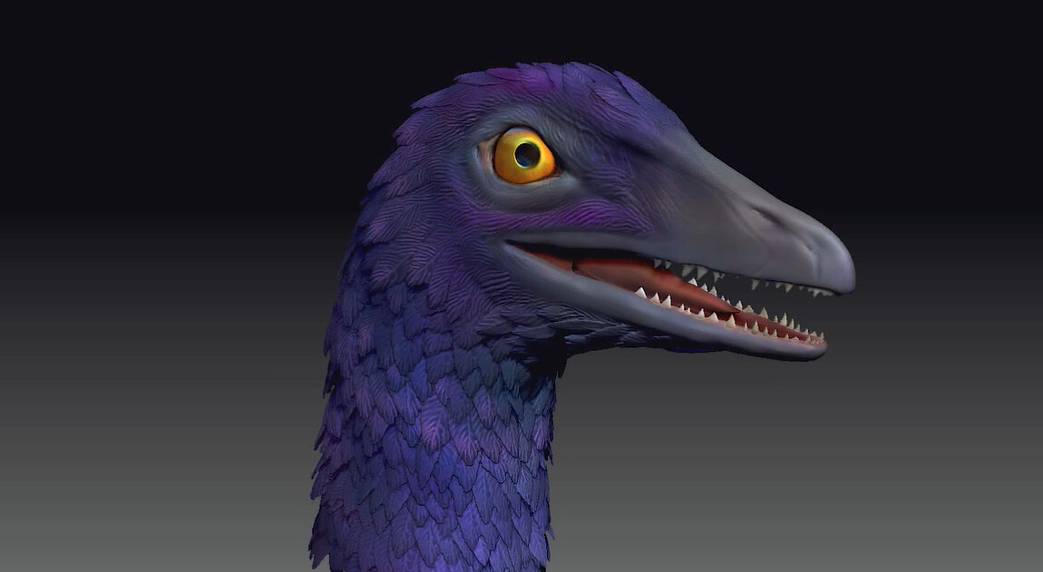 ArtStation - ZBrush Dinosaur Sculpt
