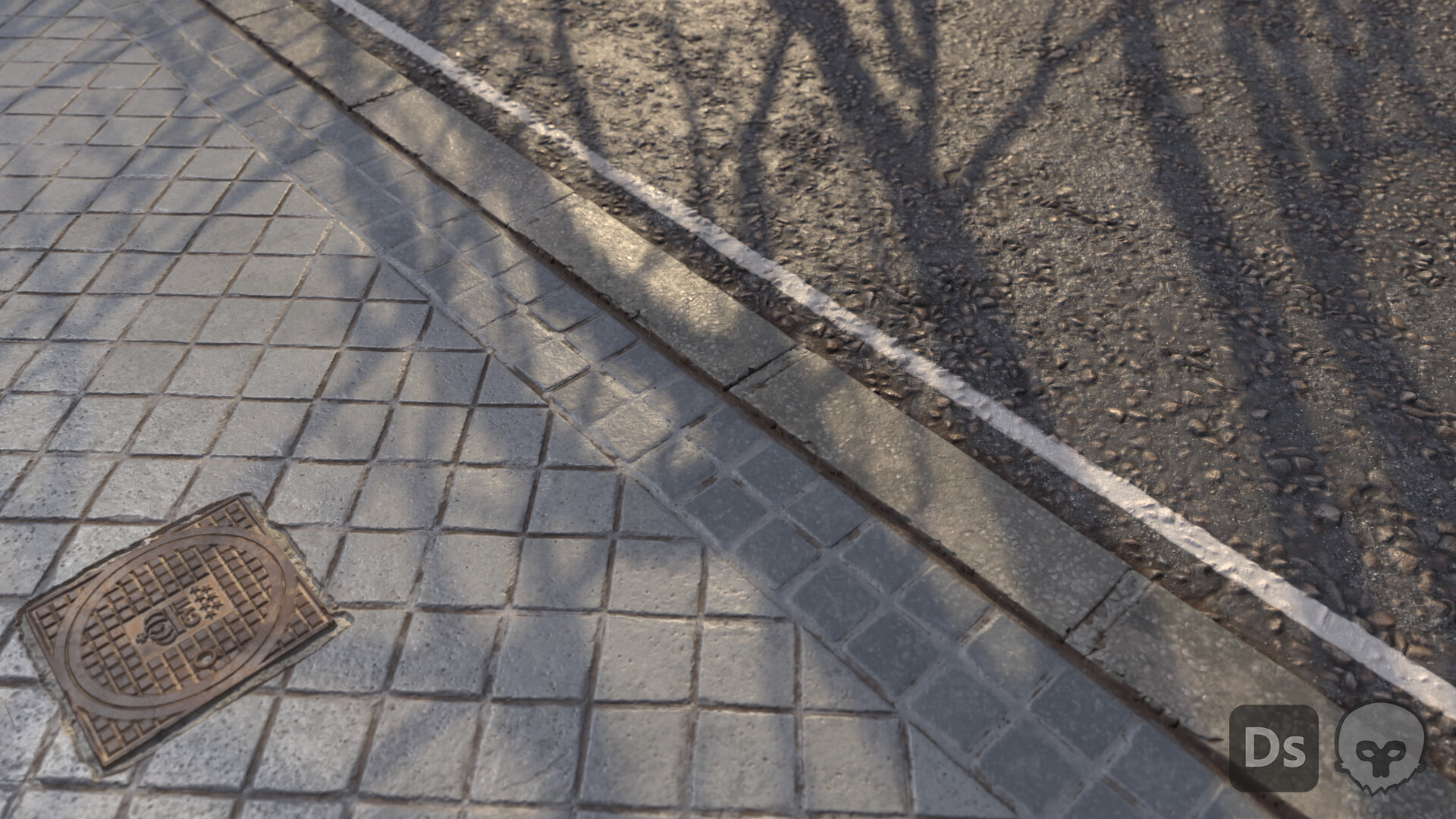 ArtStation - Road Material - Substance Designer