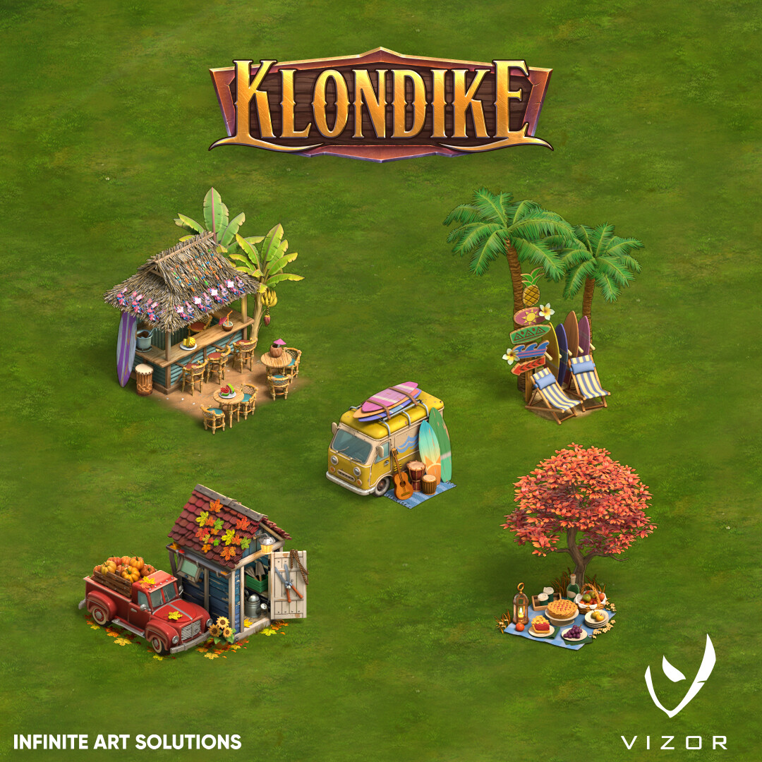 ArtStation - Klondike Adventures objects