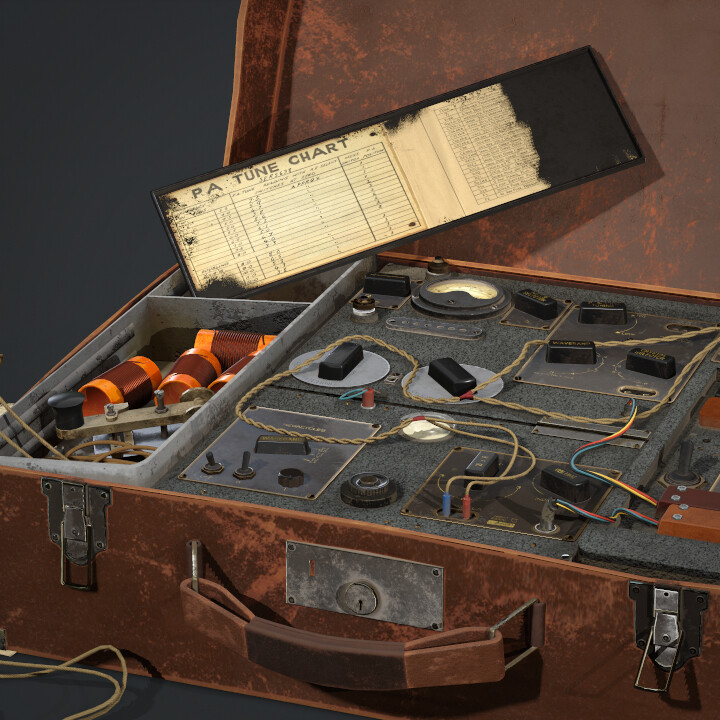 ArtStation - Radio Spy Set - Type 3 Mk. 2