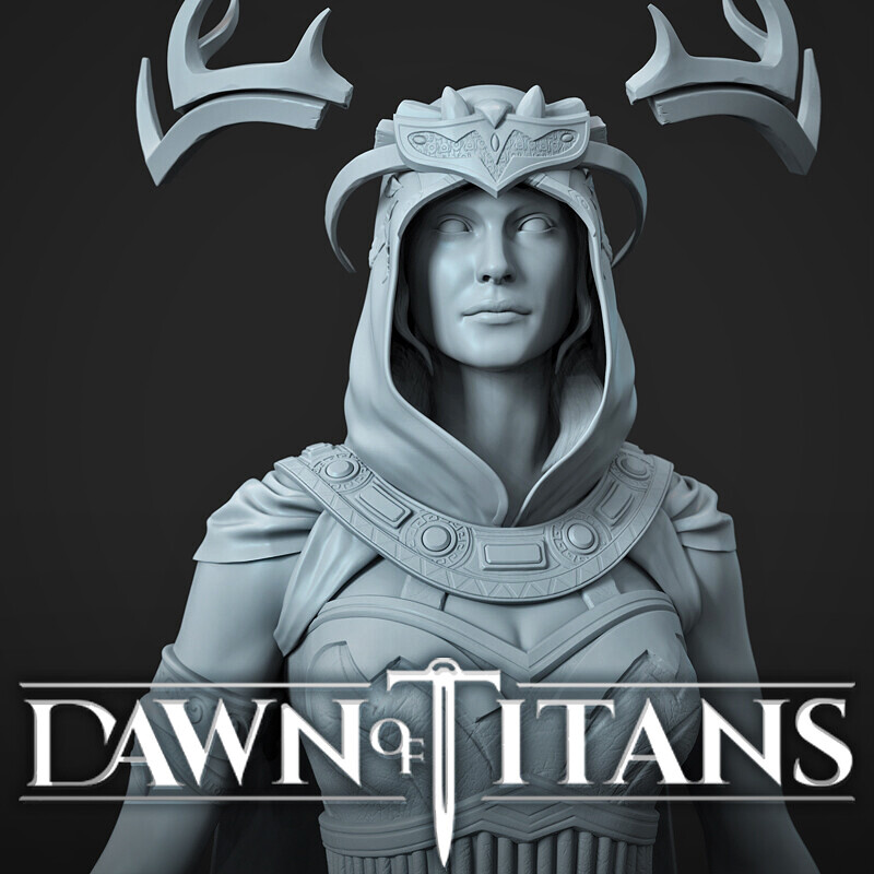 ArtStation - Artemis - Dawn of Titans Sculpt