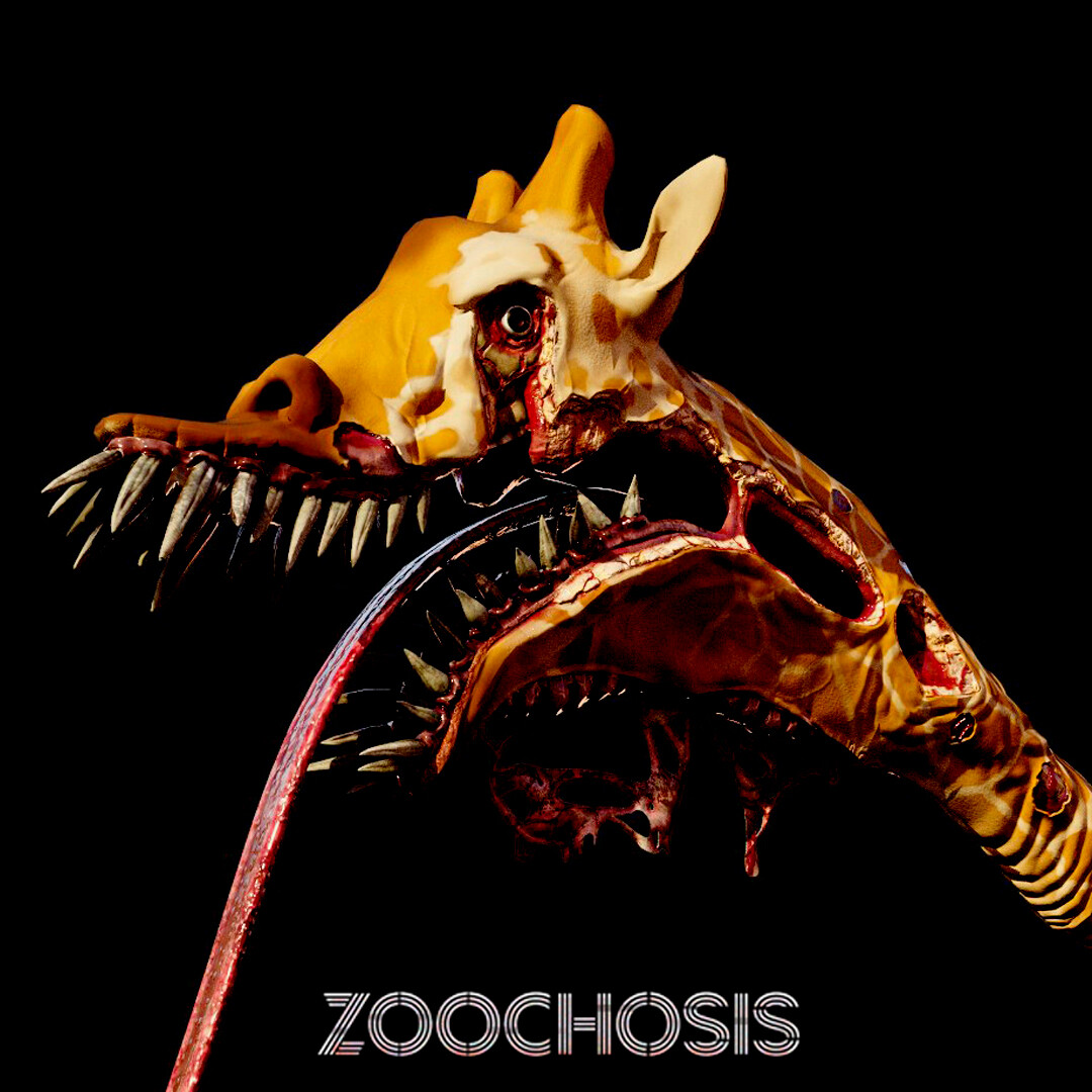 ArtStation - Creature: infected giraffe