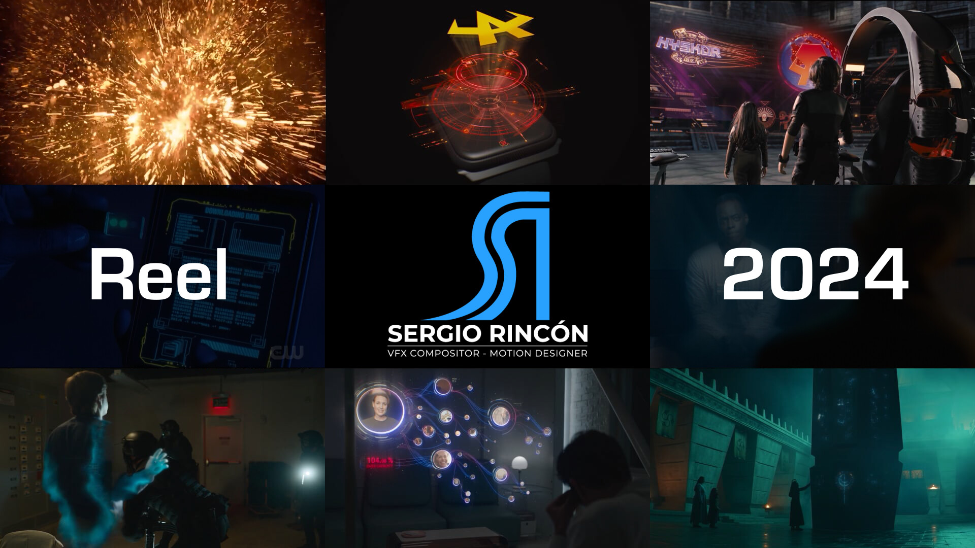 ArtStation - Motion graphics / Compositing Reel 2024