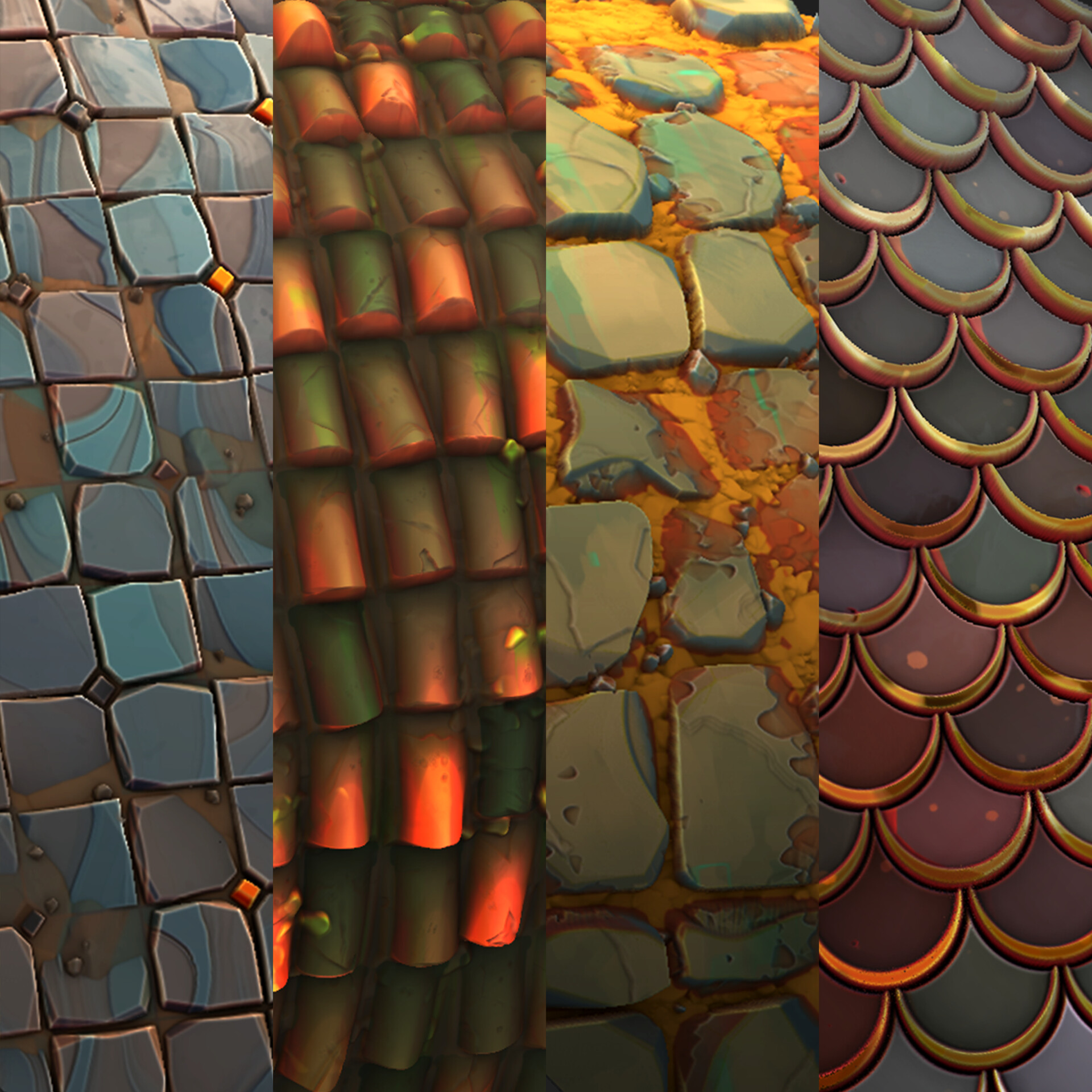 ArtStation - 1-Hour Stylized Materials + Blog