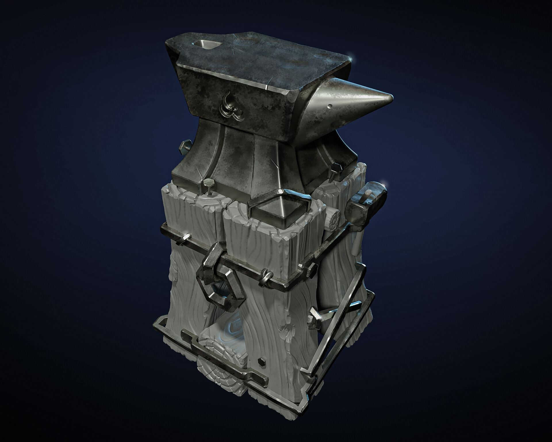 ArtStation - Stylized anvil