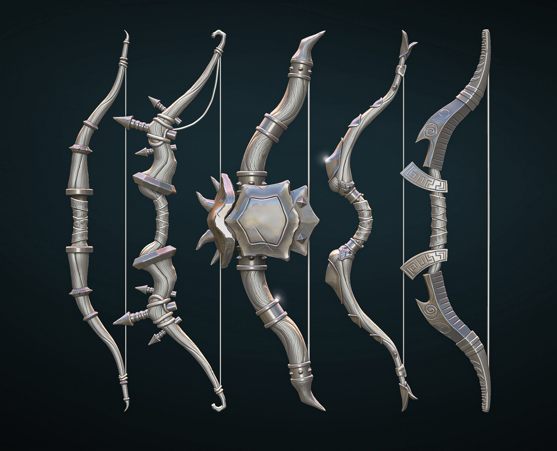 ArtStation - Stylized bow