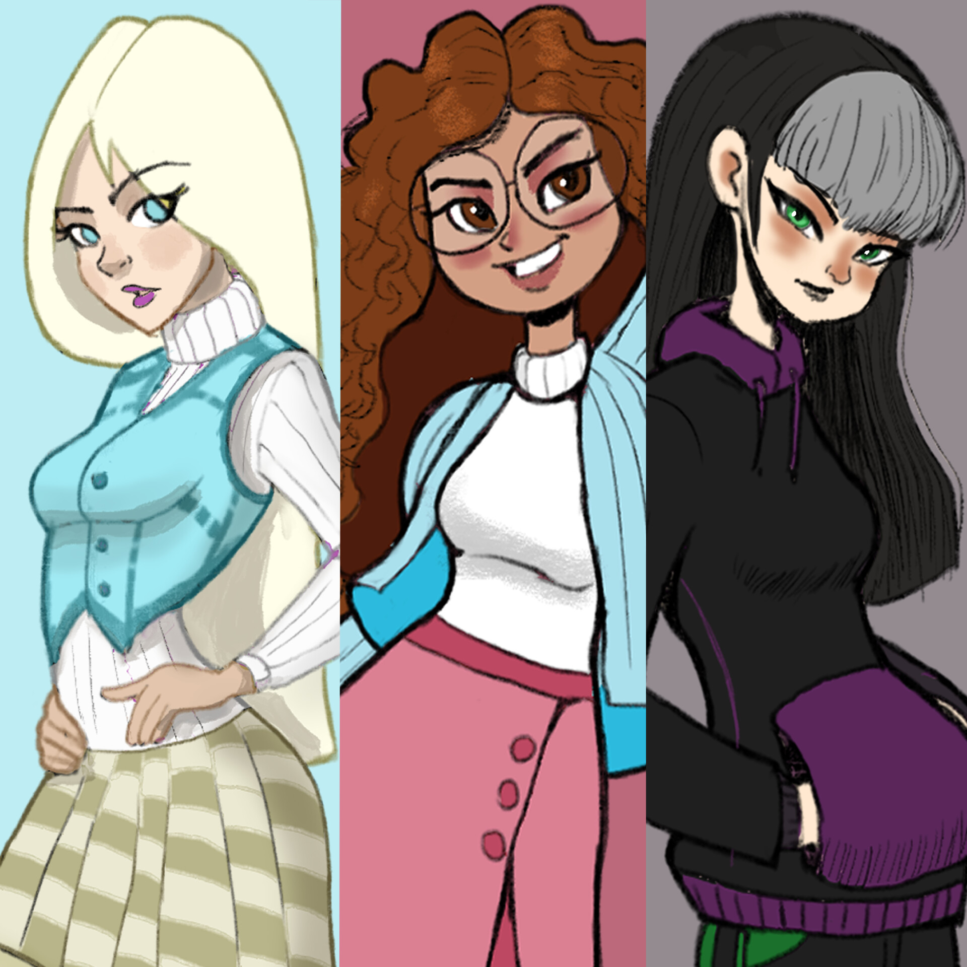 ArtStation - Rileen, Blythe and Rox