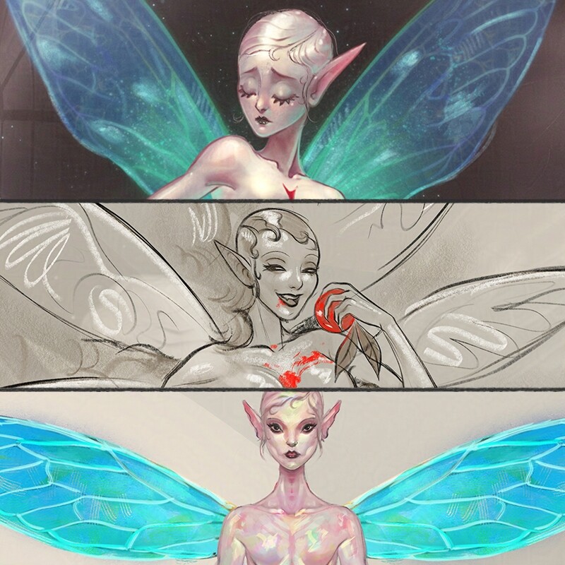 ArtStation - Sheep Pixie Character Design