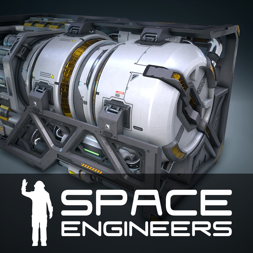 ArtStation - Space Engineers - Prototech Refinery