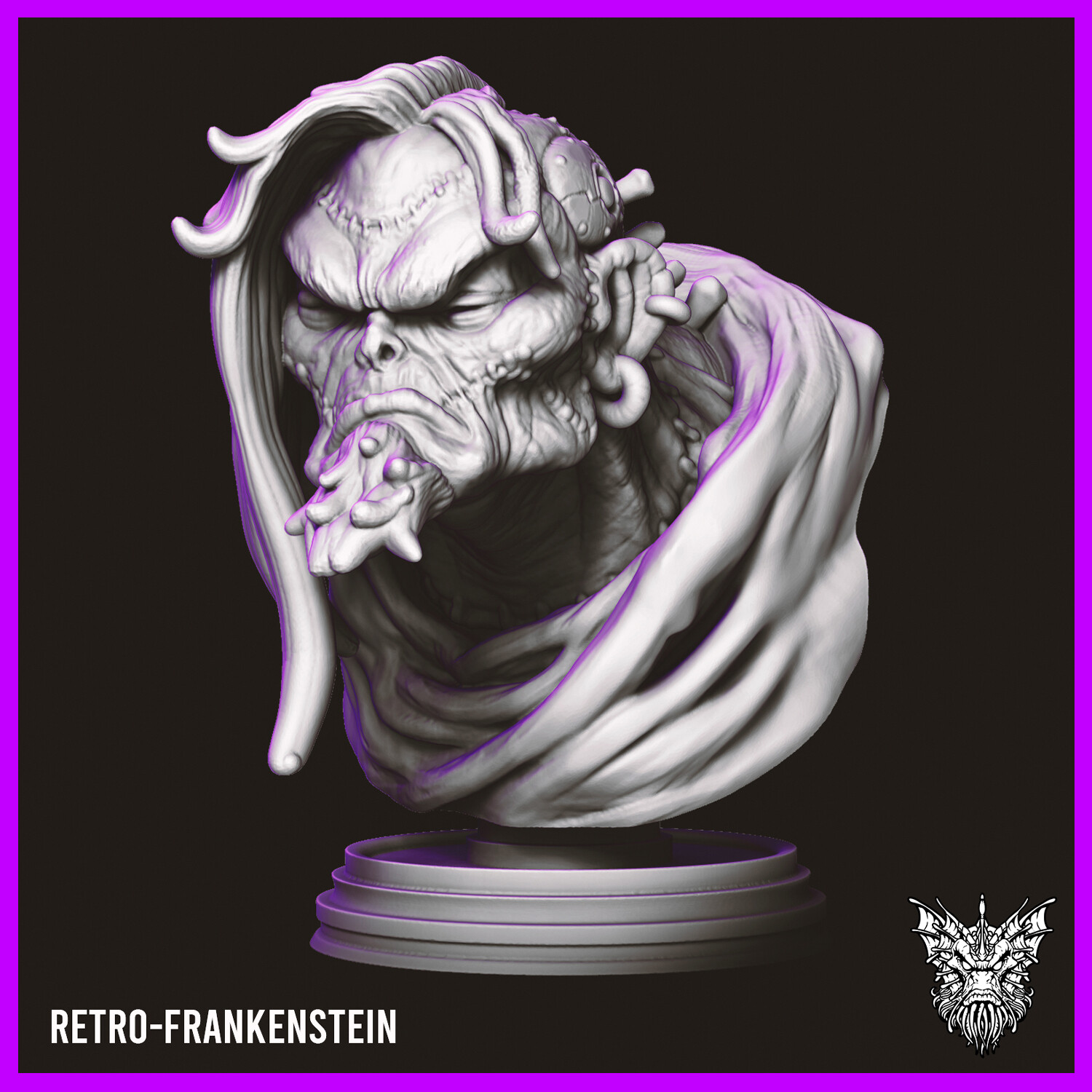 ArtStation - Retro Frankenstein’s Monster