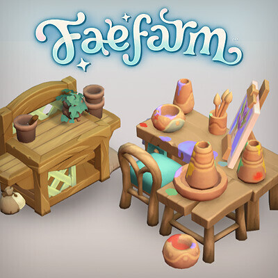 ArtStation - Fae Farm - Assorted Props