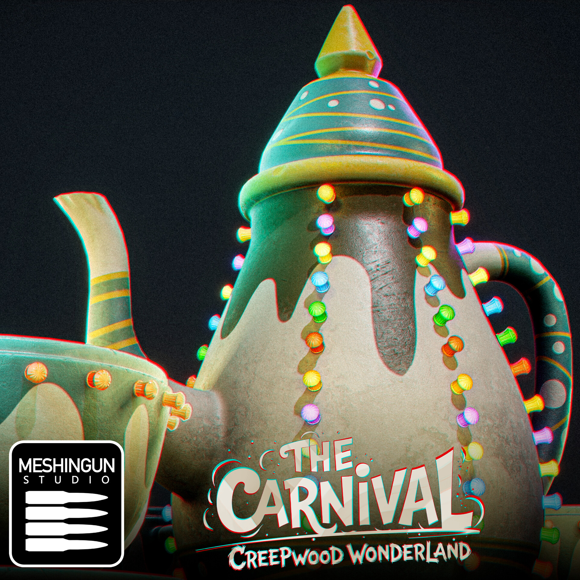 ArtStation - Teapot Ride | The Carnival: Creepwood Wonderland