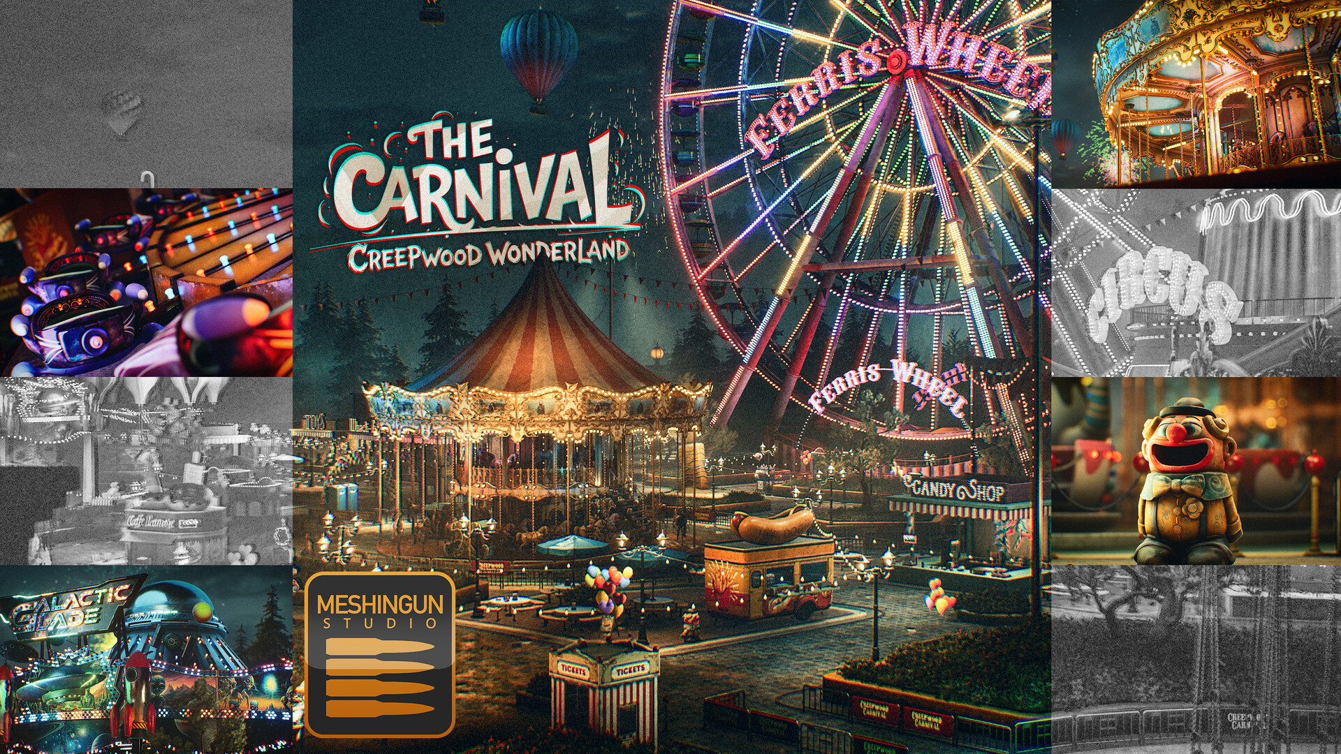 ArtStation - Carnival: Creepwood Wonderland | Meshingun