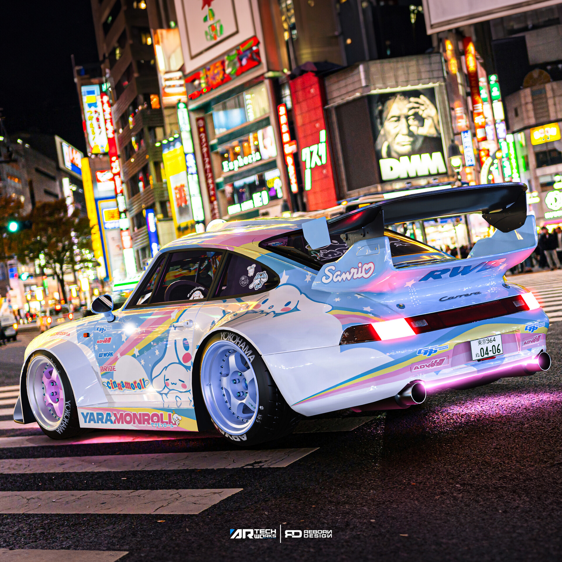 ArtStation - CINNAMOROLL // 911 CARRERA RWB