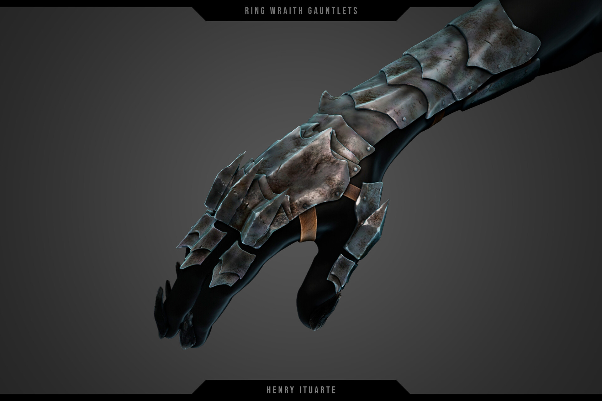 ArtStation - 3D Printable Nazgul/Ring Wraith Gauntlets. With two-part ...
