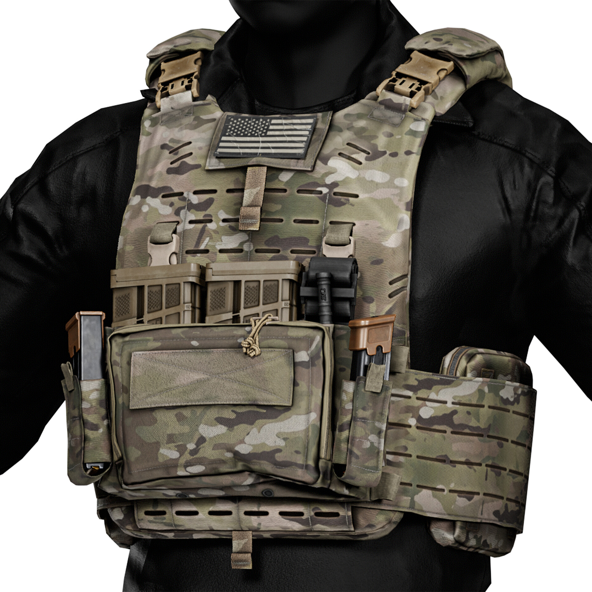 ArtStation - MVS US ARMY PLATE CARRIER VEST