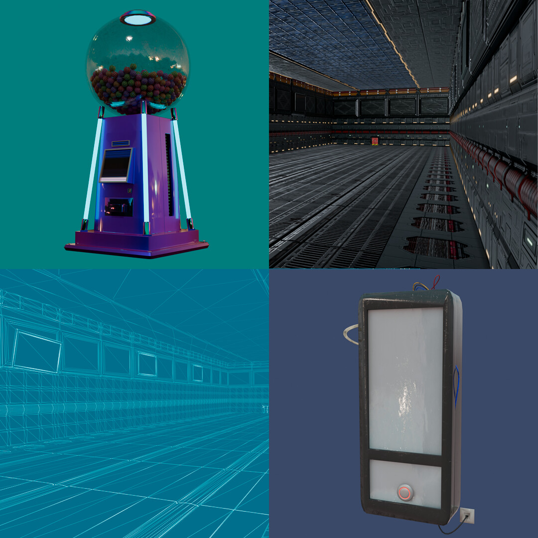 ArtStation - More Internships, Props and Environment