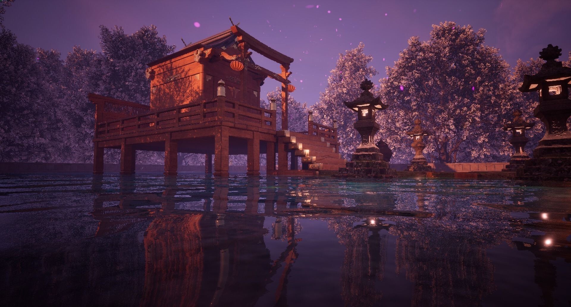 ArtStation - 3D Japanese Shrine Modelling + Animation