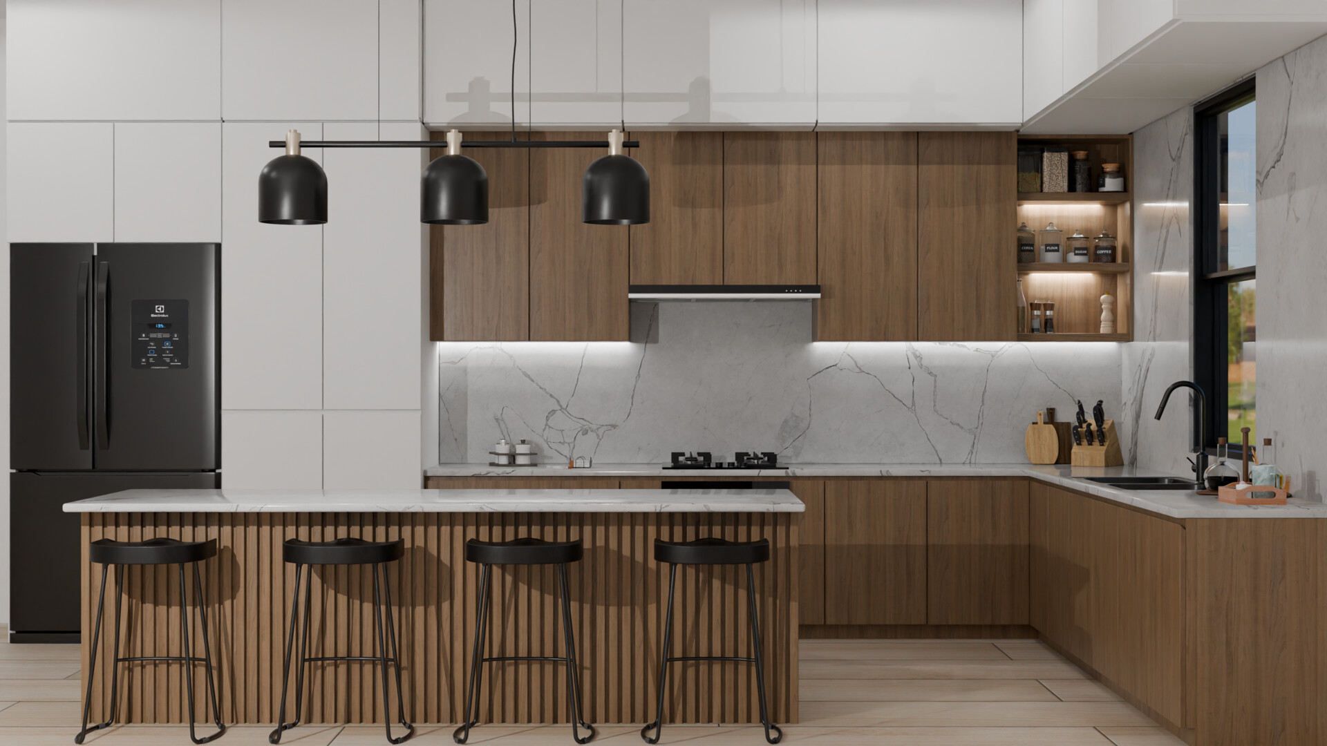 ArtStation - Design for the Remodeling of a Kitchen