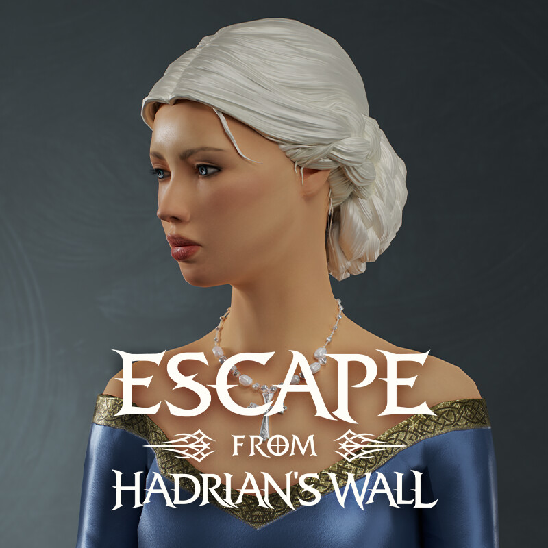 ArtStation - Escape From Hadrians Wall - Celtic Princess Adhan