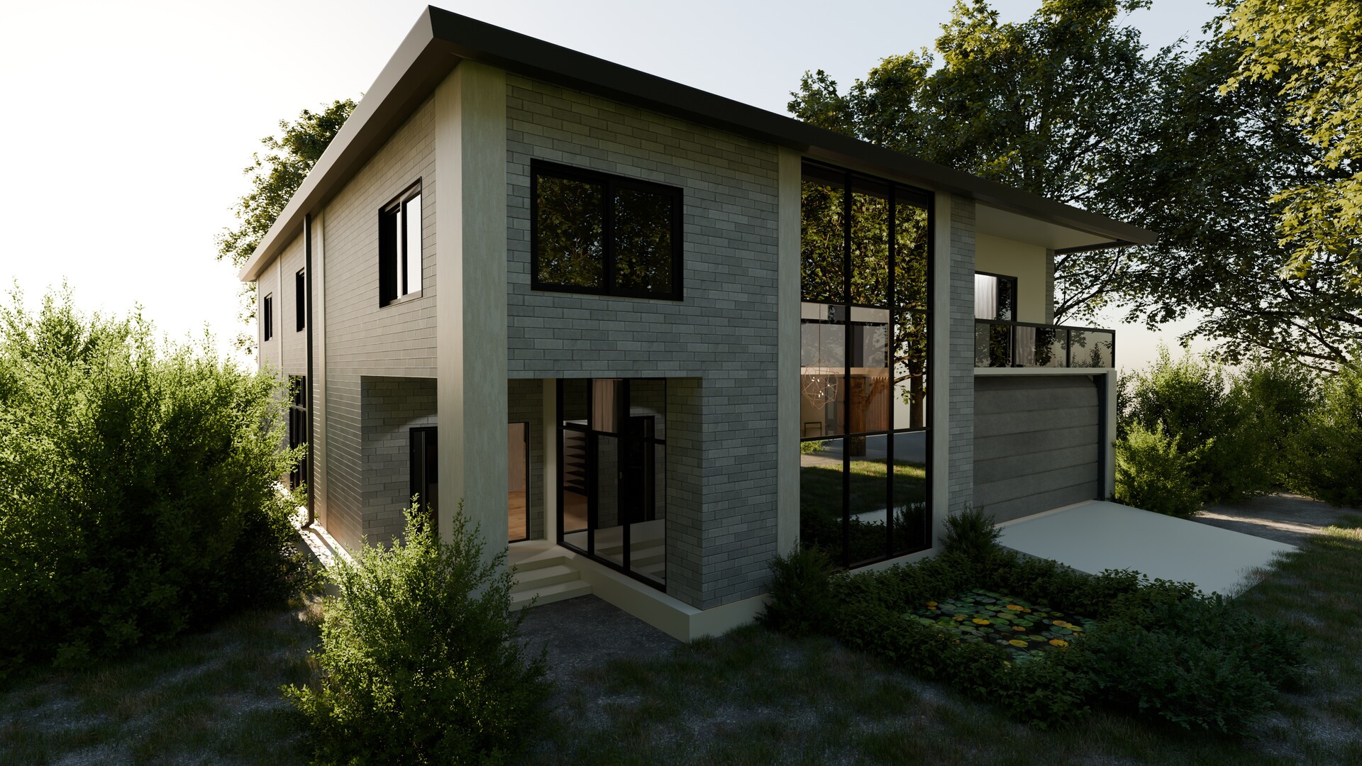 ArtStation - Photorealistic Duplex Interior & Exterior Design and Modeling