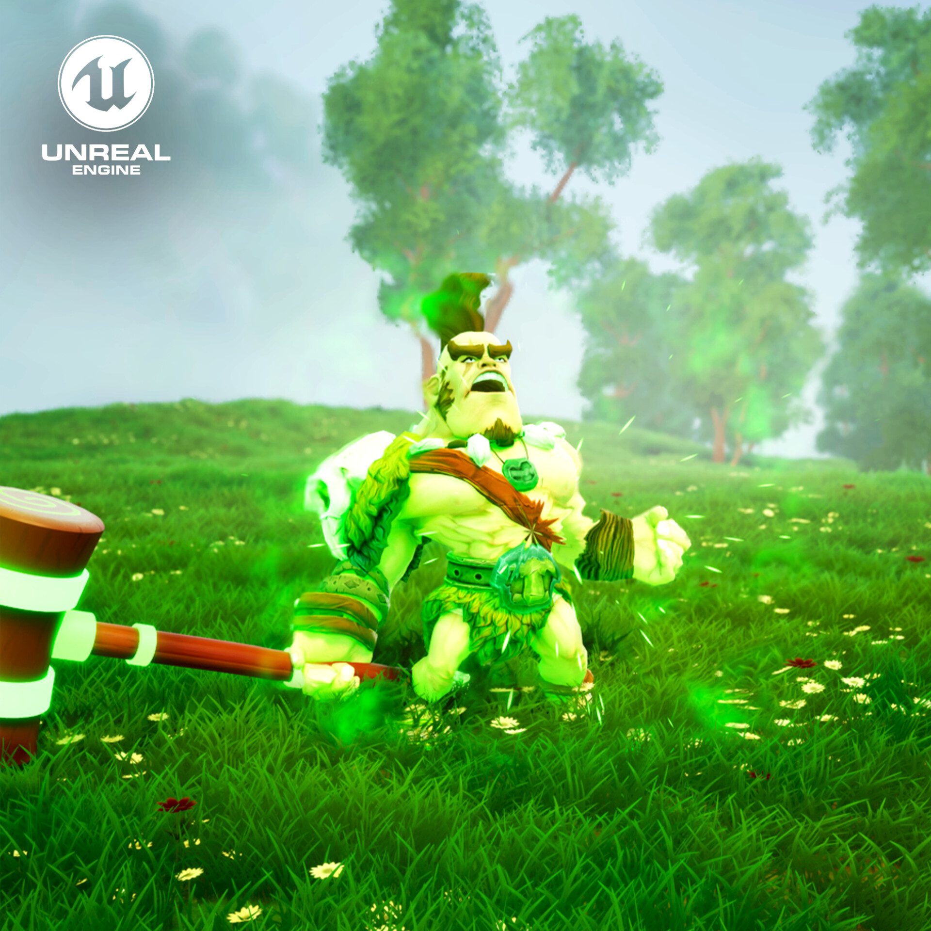 ArtStation - Hammer Smash Unreal Engine Animation