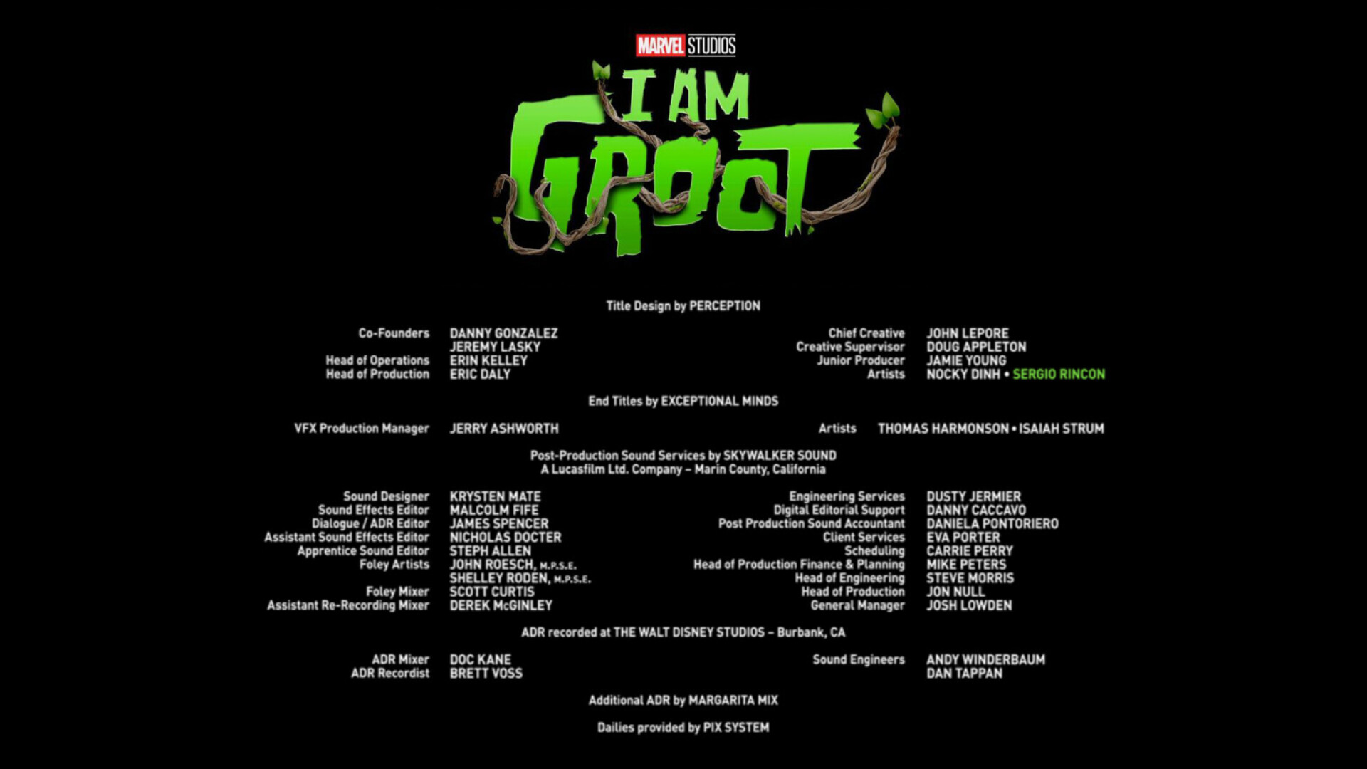 ArtStation - Title Design - I am Groot